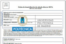 ⊛ Modelo Documento SEPA UPM ⊛ Descarga Gratis PDF y Word